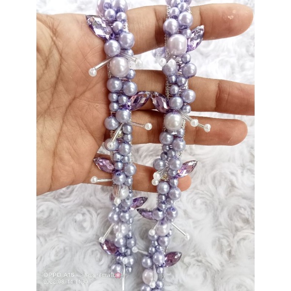 Jual Payet Rangkai/ Mutiara Rangkai Manik Bambu sampan/ Hiasan Kebaya ...