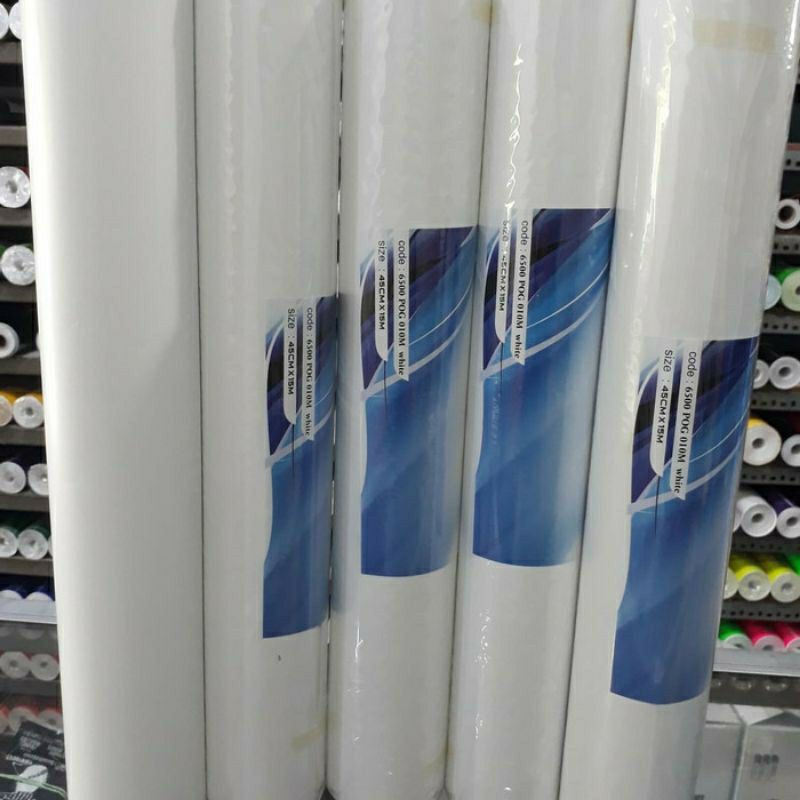 Jual Sticker Skotlite Putih Doff/Matt per 1 Roll (15 Meter) | Shopee ...