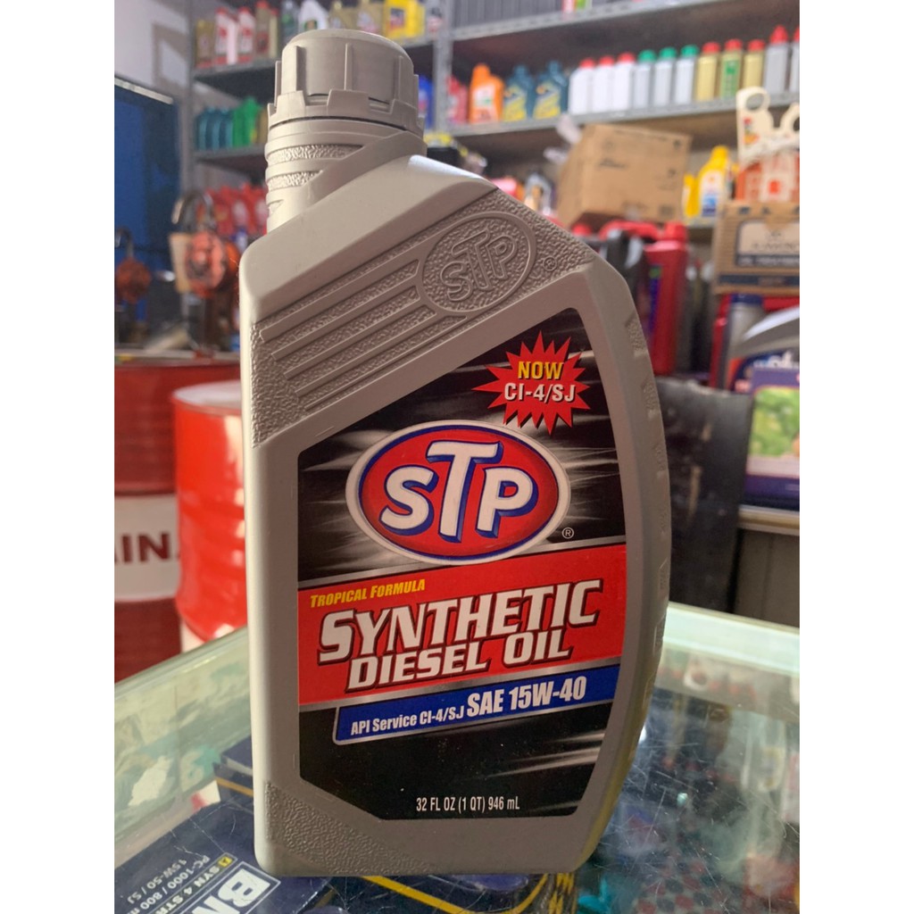 Jual STP Synthetic Diesel Oil SAE 15W-40 (946mL) | Shopee Indonesia