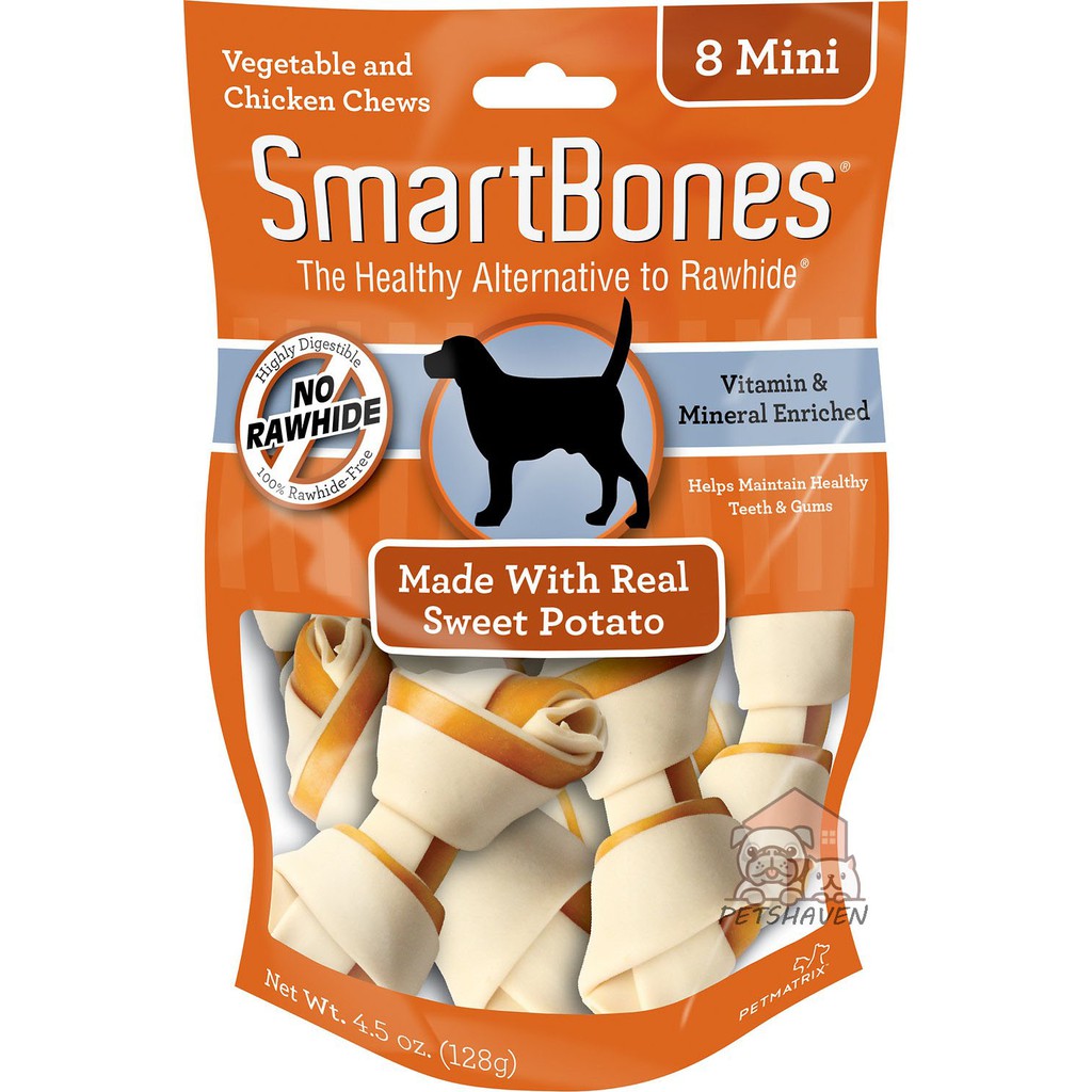 Jual SmartBones Mini - Smart Bones 8 PK DOG SNACK TREATS CEMILAN ...