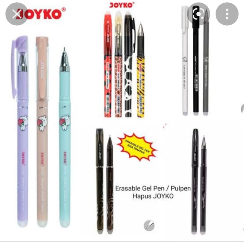 Jual Pen Hapus | Joyko Erasable Gel Pen | Pulpen Bisa Dihapus GP-294 ...