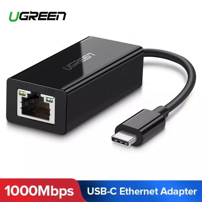 Jual Ugreen Usb C to LAN RJ45 Ethernet Gigabit Network 1000 mbps ...