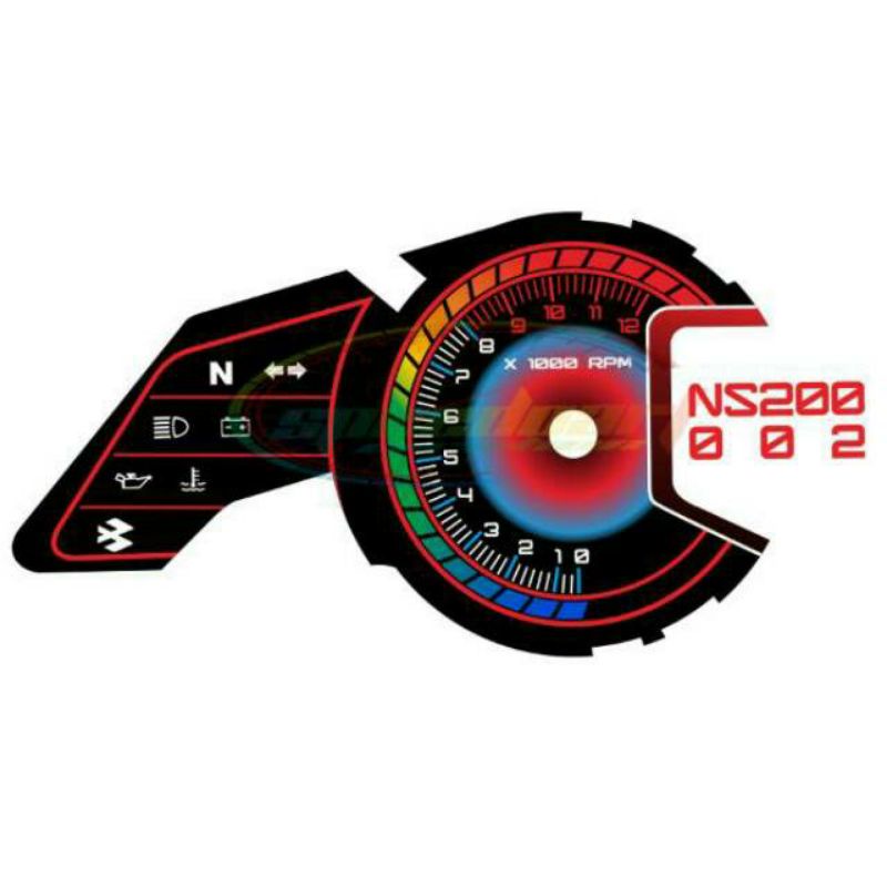 Jual PAPAN SPEEDOMETER KAWASAKI PULSAR NS-200p (Free polaris pnp untuk ...