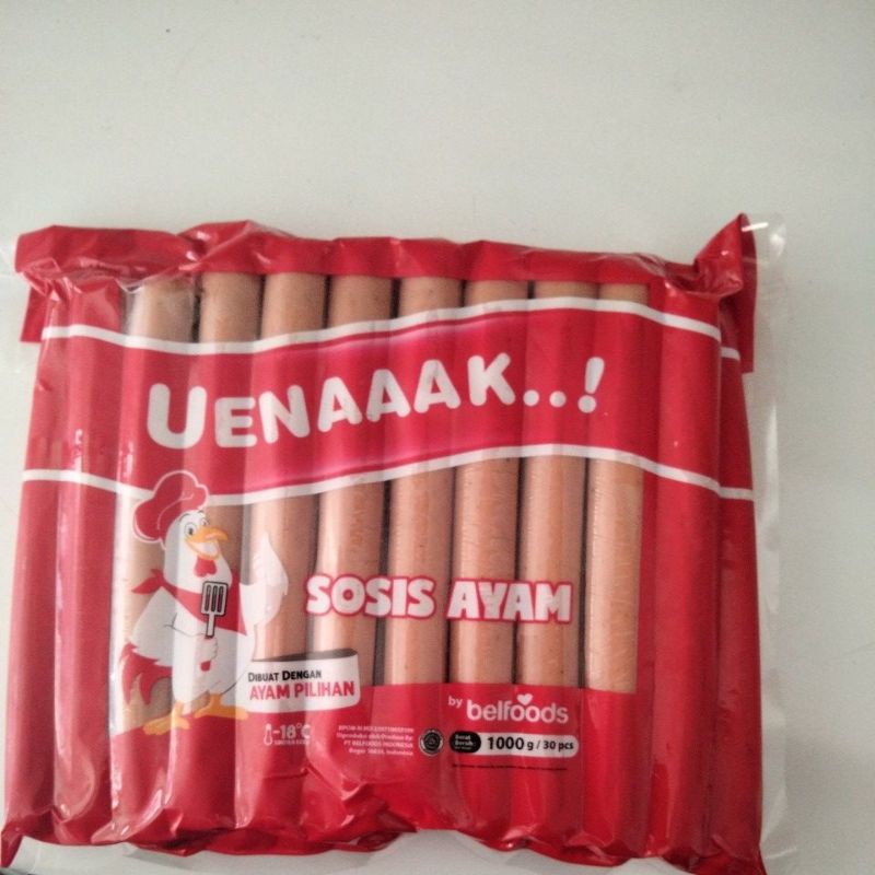 Jual Sosis UENAK BELFOODS 1 kg | Shopee Indonesia