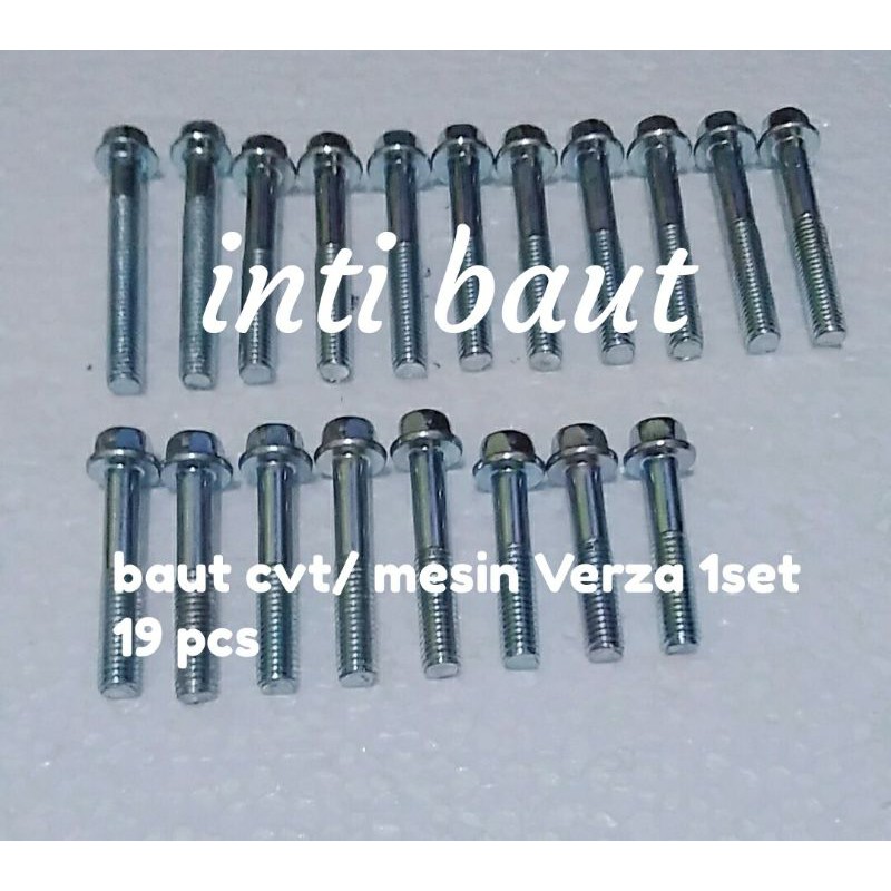 Jual baut cvt baut blok mesin Honda Verza isi 19 pcs | Shopee Indonesia