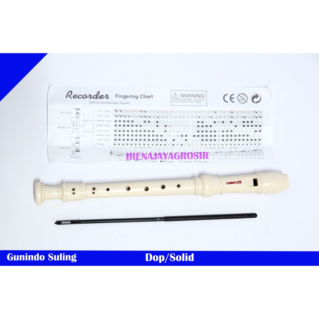 Jual GUNINDO Seruling Recorder Dop Alat Musik Suling Premium | Shopee ...