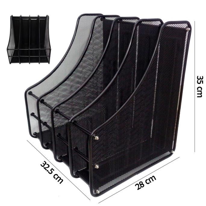 Jual Box File Besi / Magazine Tray / Rak Tempat Dokumen 4 Sekat Terbaru ...