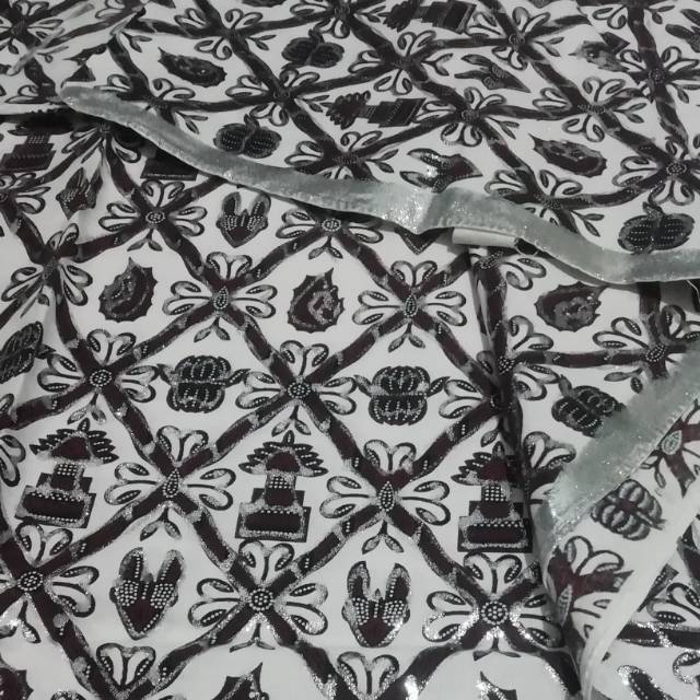 Jual Jarik Batik Sidoluhur Putih PRODO Silver | Shopee Indonesia