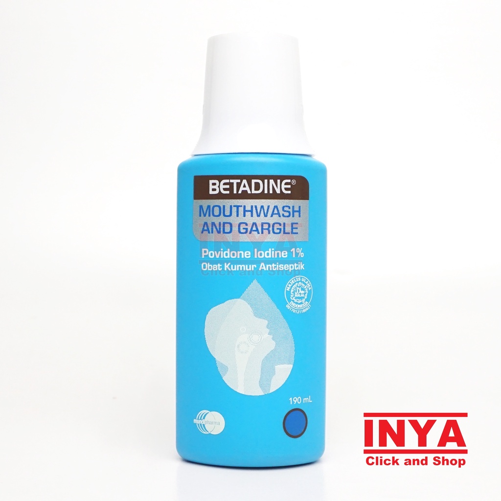 Jual BETADINE MOUTHWASH AND GARGLE 190ml - Obat Kumur Antiseptik | Shopee Indonesia