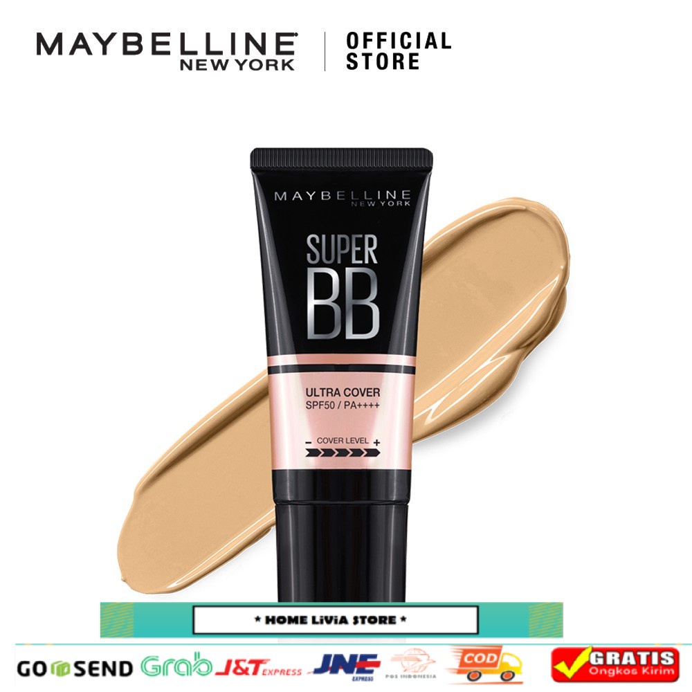 Jual Maybelline Super BB Ultra Cover SPF 50 / PA ++++ Make Up - 02 Natural - 30 ml (BB Cream ...
