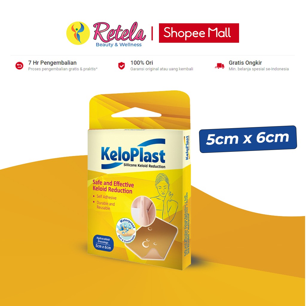 Jual Keloplast Silicon Keloid Reduction Waterproof / Penghilang Bekas ...