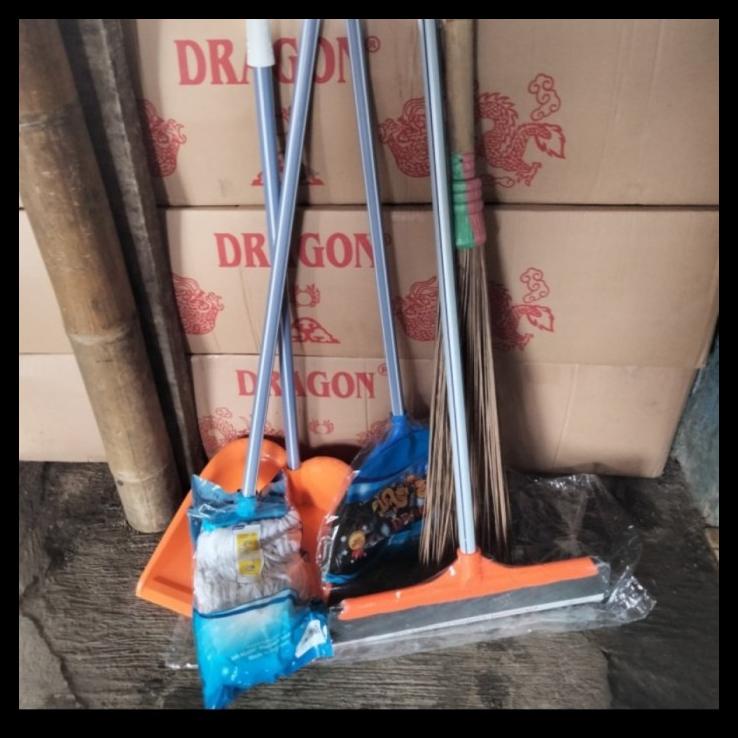 Jual Sapu/Pengki/Pel/Wiper/Sapu Lidi Satu Set Alat Kebersihan | Shopee ...