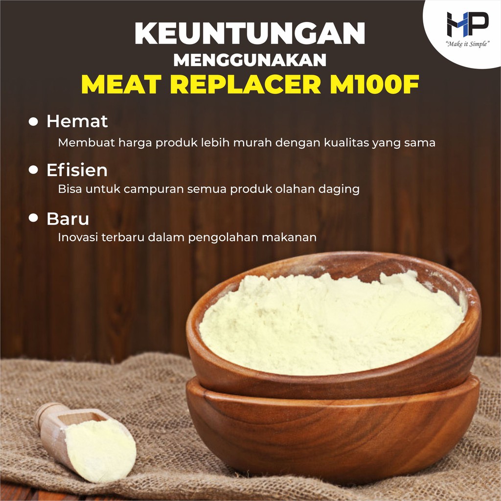 Jual Meat Replacer M100F - Pengganti daging terbaik untuk hemat dan ...
