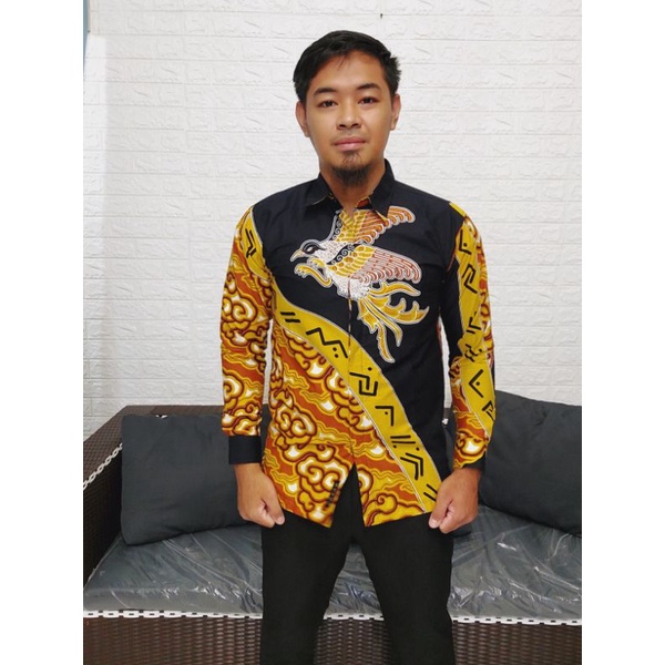 Jual BATIK LONTARA MAKASSAR BATIK LOKAL MAKASSAR BATIK LONTARA SLIMFIT ...