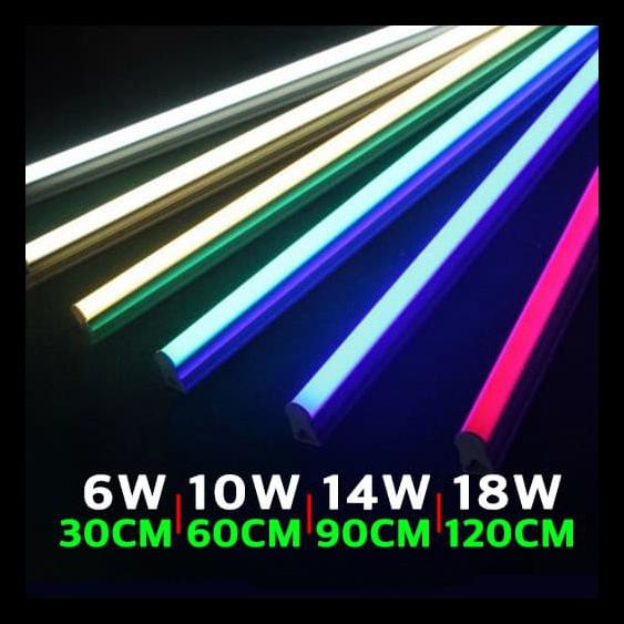 Jual PAKET 1 LAMPU TL TINGGAL PAKAI T5 LED NEON 6 10 14 18 Watt - Putih ...