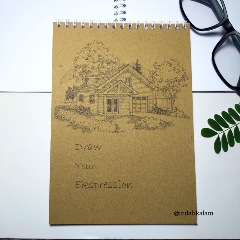 Jual Sketchbook Buku Sketsa A5 A6 50 lembar Desain Book Notebook Gambar ...