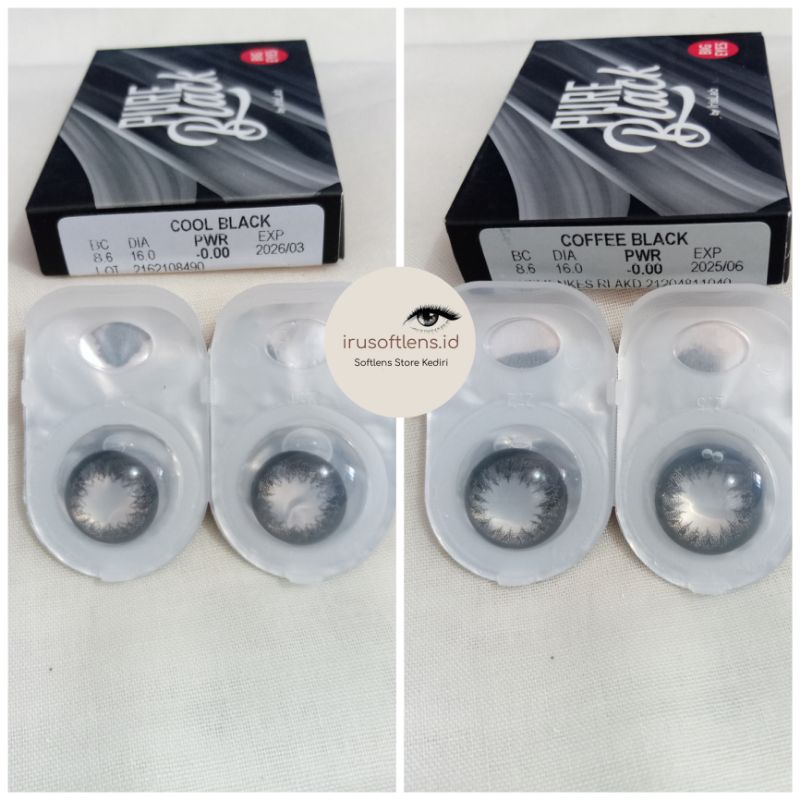 Jual [irusoftlens.id] Softlens Kode 29PB/Softlens Hitam Pekat/Softlens ...