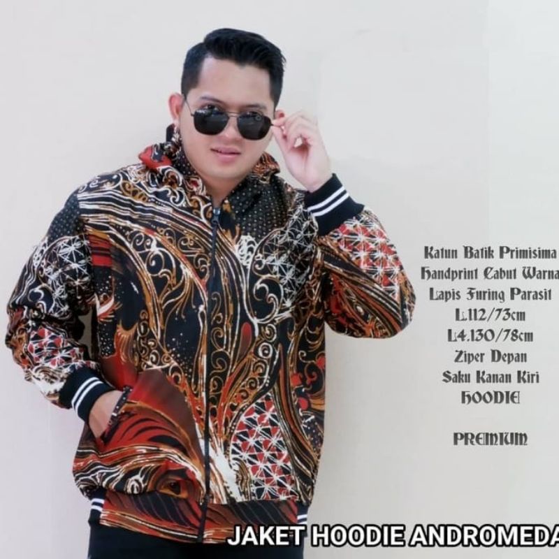 Jual jaket batik pria model terbaru 2024 Hoodie batik pria modern Cod ...