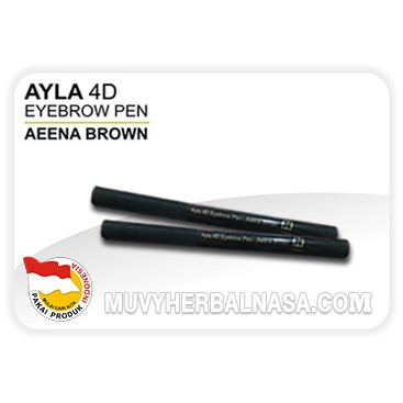 Jual EYEBROW PEN AEENA 4D AYLA/ Pencil Alis Sikat/ Pencil alis pen ...