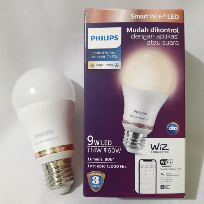 Jual Philips Led Bulb (Smart Wi-Fi 9w ) | Shopee Indonesia