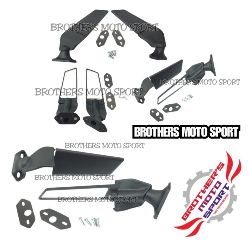 Jual spion winglet ninja250fi RR MONO ninja250karbu zx25R ninja 250 new ...