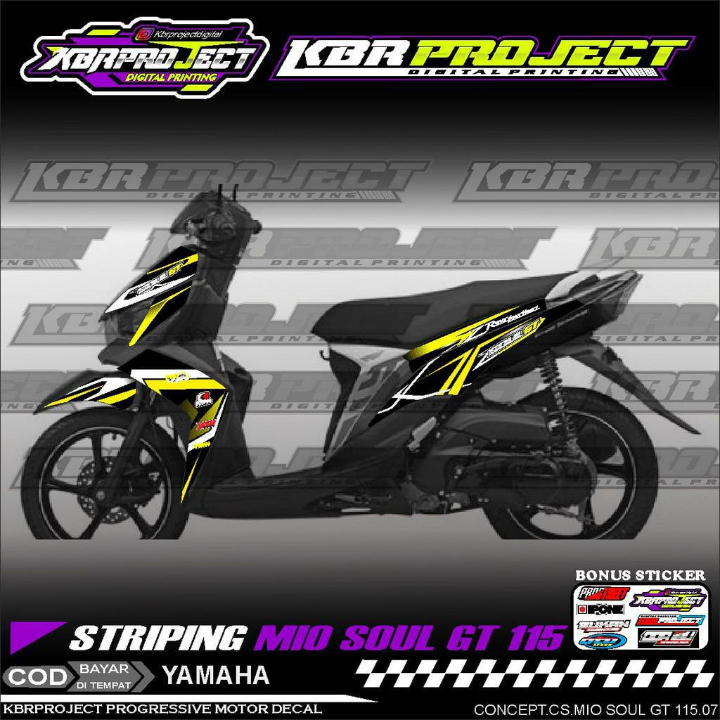 Jual MIO SOUL GT 115 STIKER STRIPING MOTOR KEREN LIS VARIASI MIO SOUL ...