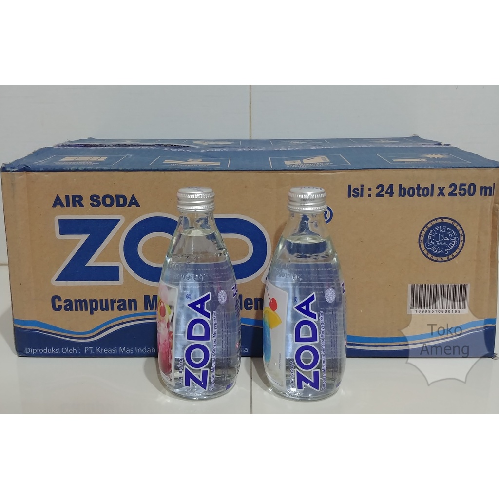 Jual Zoda Botol Beling 250ml - 1 Dus (24 pcs) | Shopee Indonesia