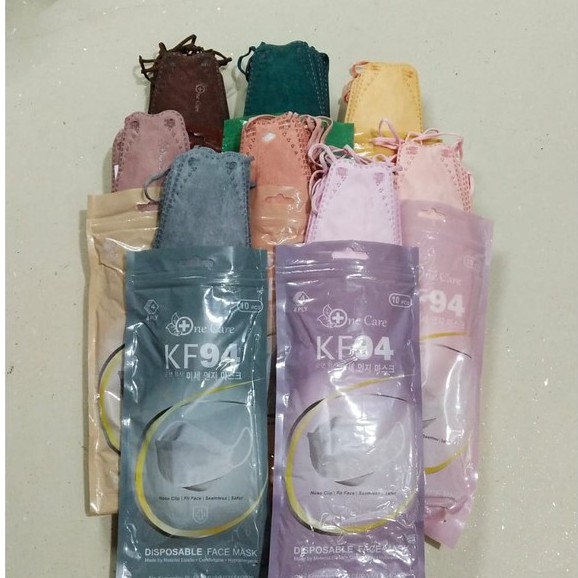 Jual MASKER KF 94 ONECARE+ ISI 10 PCS PER PACK | Shopee Indonesia