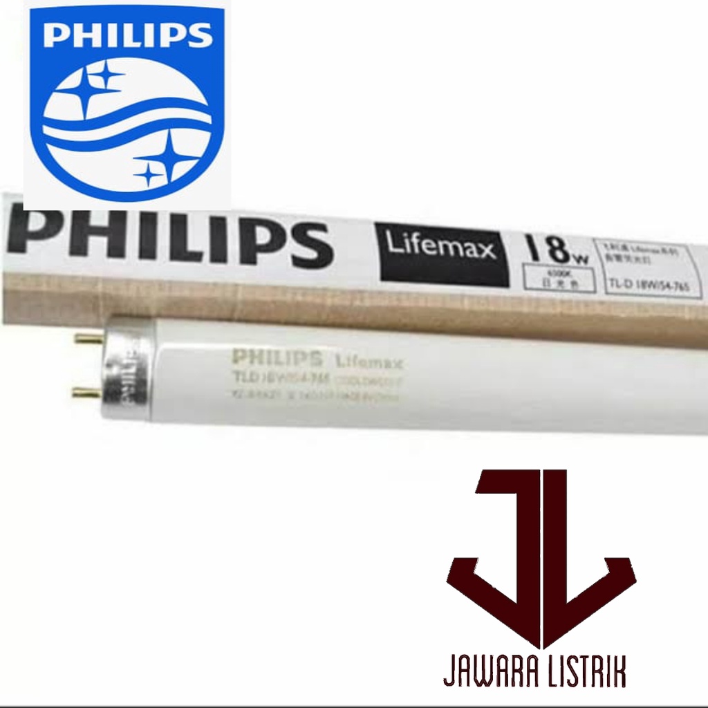 Jual PHILIPS TL-D TLD 18W/54 18 W WATT LAMPU NEON 60 CM | Shopee Indonesia