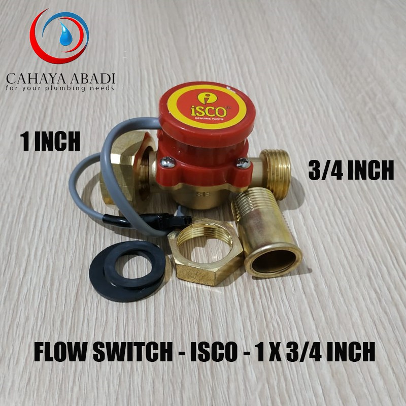 Jual FLOW SWITCH 1 X 3/4 INCH ISCO - WATER FLOW SWITCH - OTOMATIS POMPA ...