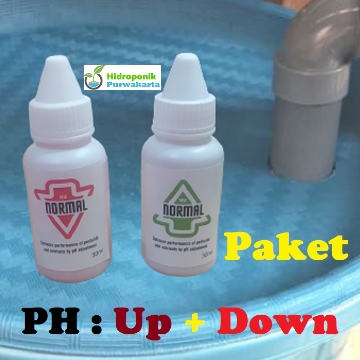 Jual Paket Hidroponik Berisi pH Up dan pH Down Total 60 ml Cair Untuk JABODETABEK SAJA | Shopee ...