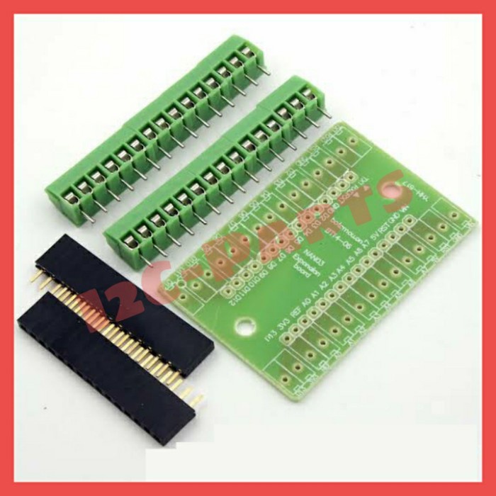 Jual Arduino Nano IO Expansion Board Terminal Adapter Shield I/O ...