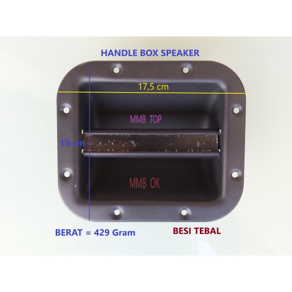 Jual Handle Speaker Besi Tebal / Pegangan Salon Speaker Besi | Shopee ...