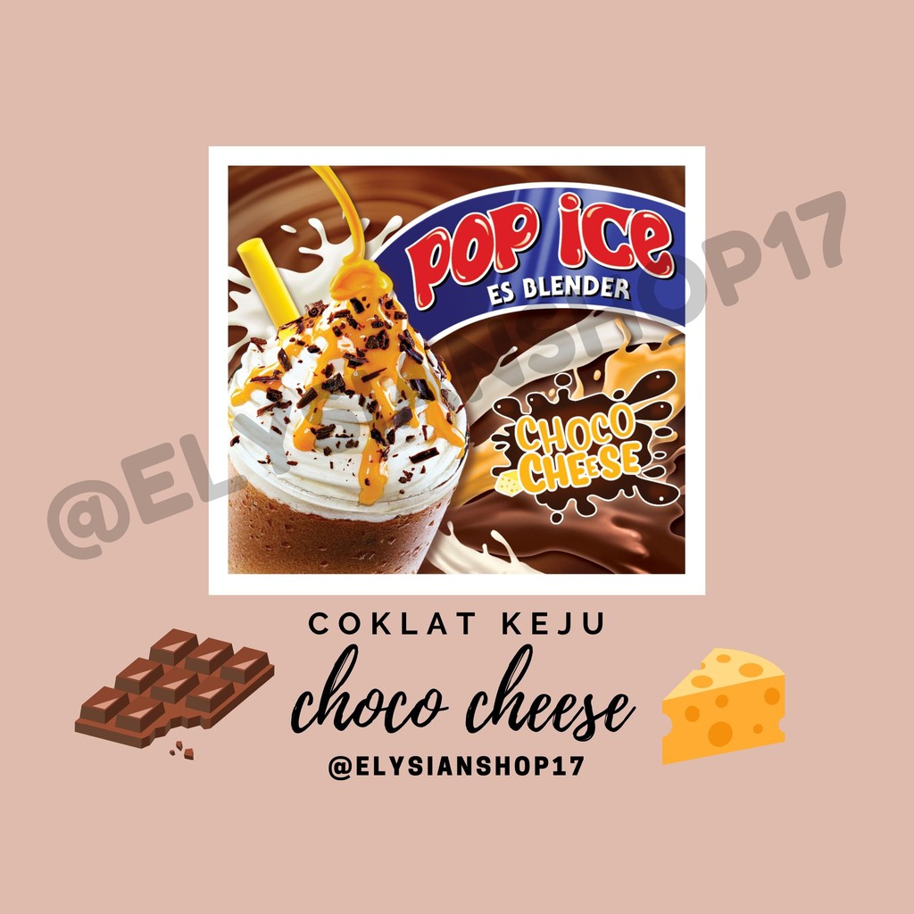 Jual Pop Ice Choco Cheese 1 Sachet | Shopee Indonesia