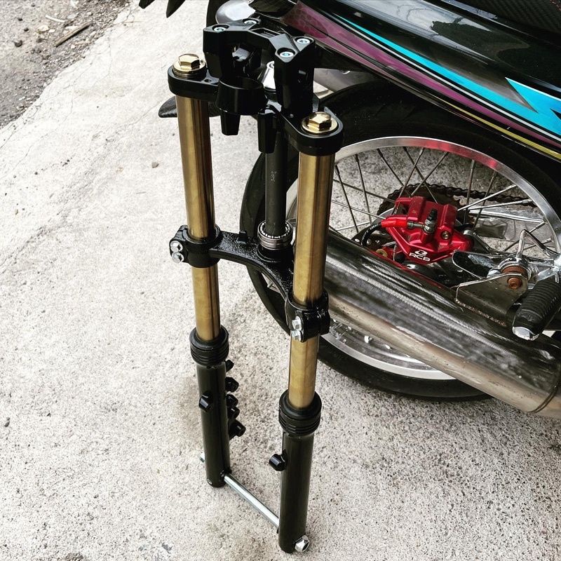 Jual SHOCK DEPAN NINJA AS GOLD PNP YAMAHA RX KING | Shopee Indonesia