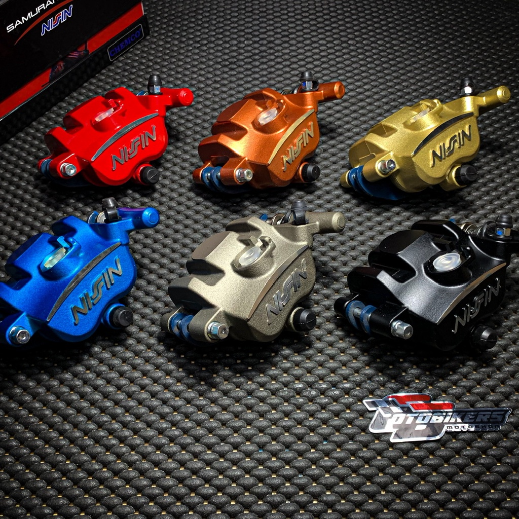 Jual KALIPER NISSIN SAMURAI BRAKE 2P 2 PISTON UNIVERSAL KANAN ATAU KIRI TANPA BREKET ORIGINAL ...