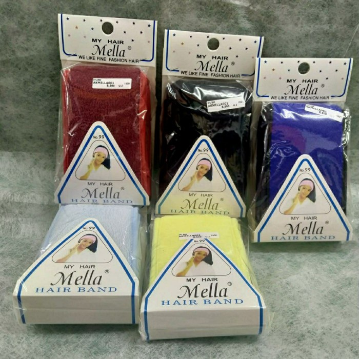 Jual MELLA HAIR BAND BANDO RAMBUT (warna tergantung persediaan stok ...