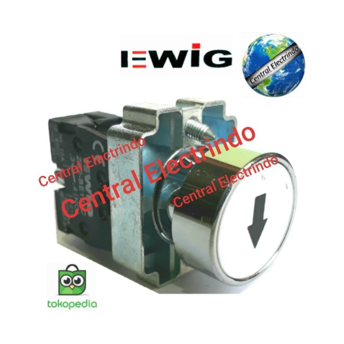 Jual Push Button With Mark EWIG 22mm XB2-BA3341 Putih. | Shopee Indonesia