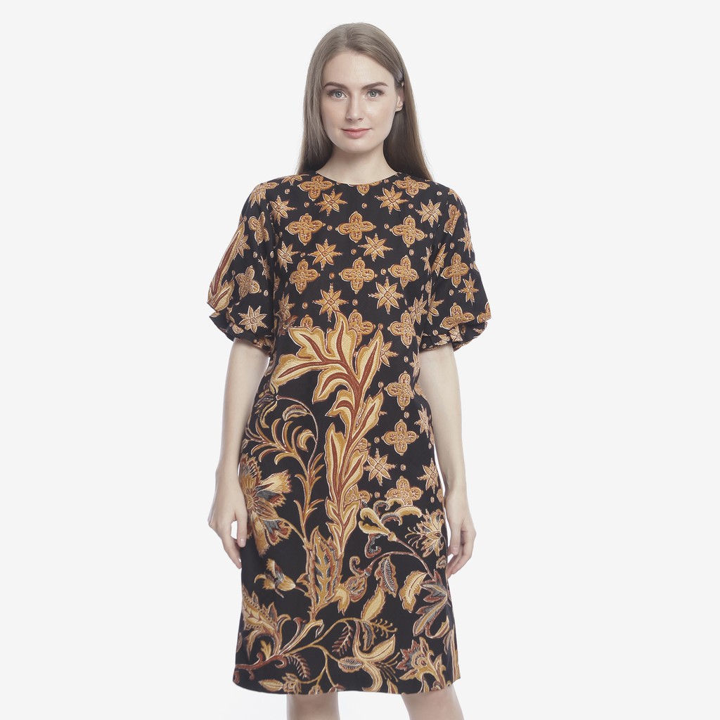 Jual Batik Semar Sandy Dress Sekar Taburan | Shopee Indonesia