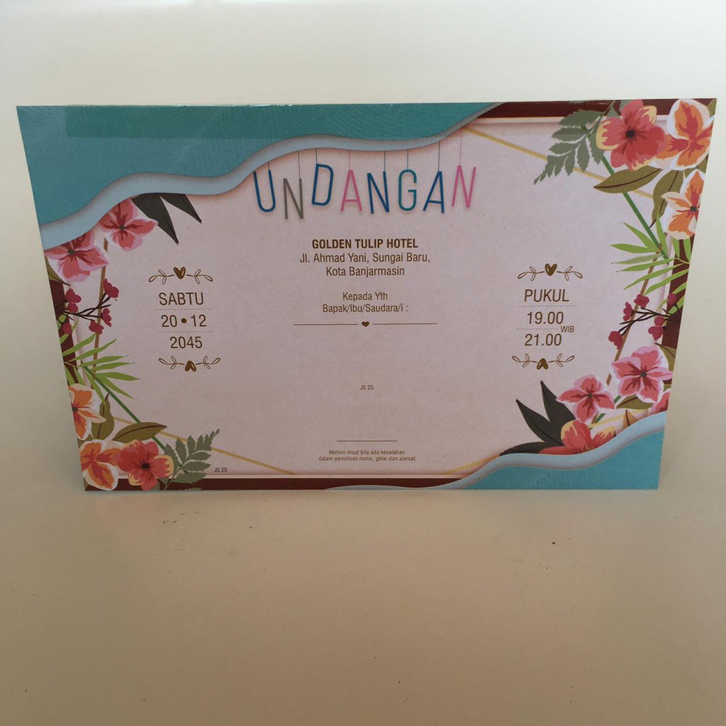 Jual Blangko Undangan Pernikahan Java Signature 25 Per Lembar Tanpa Plastik | Shopee Indonesia