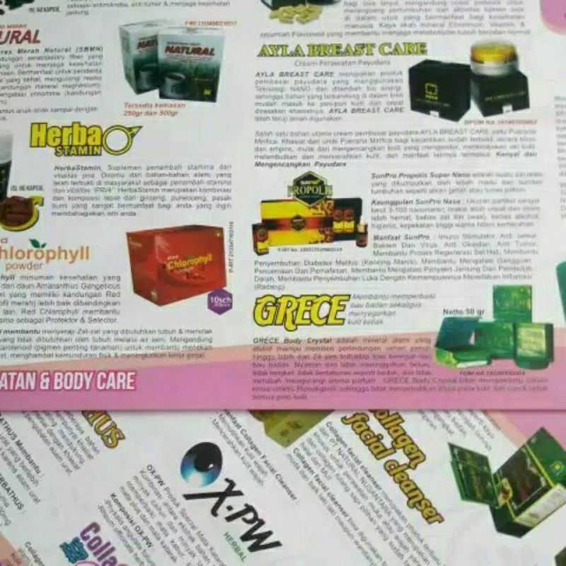 Jual BROSUR PRODUK NASA | Shopee Indonesia