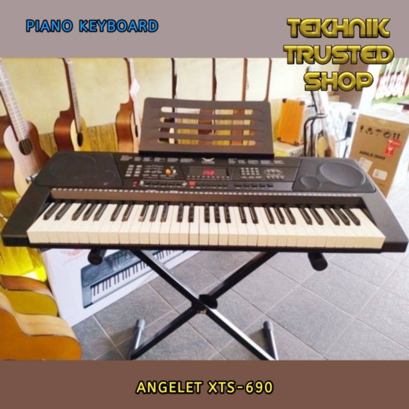 Jual Piano keyboard organ electronic music/ANGELET XTS 690 | Shopee ...