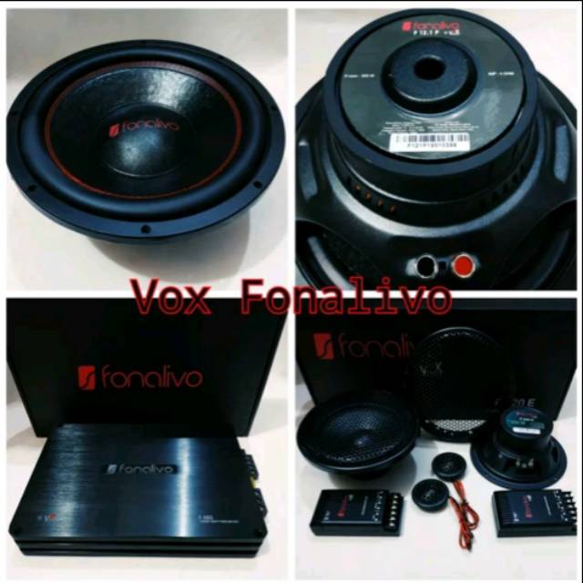 Jual Paket Audio Vox Fonalivo - Power - Subwoofer - Split | Shopee ...