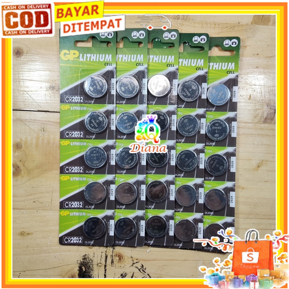 Jual Batu Battery Baterai lithium 3V CR2032 CR 2032 Kualitas Bagus ...