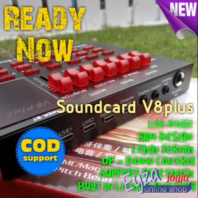 Jual TERMURAH ORIGINAL Soundcard V8 Plus, V8plus, V8+ Kualitas Lebih ...