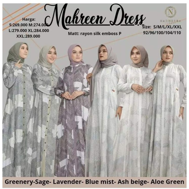Jual Mahreen Dress by Nadheera Luxury | Shopee Indonesia