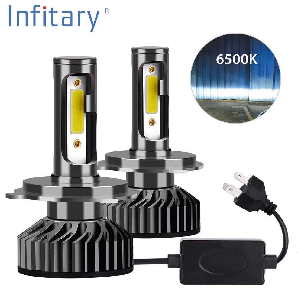 Jual INFITARY Lampu Mobil Headlight Car Fog Bulb LED COB H4 72W 8000LM ...