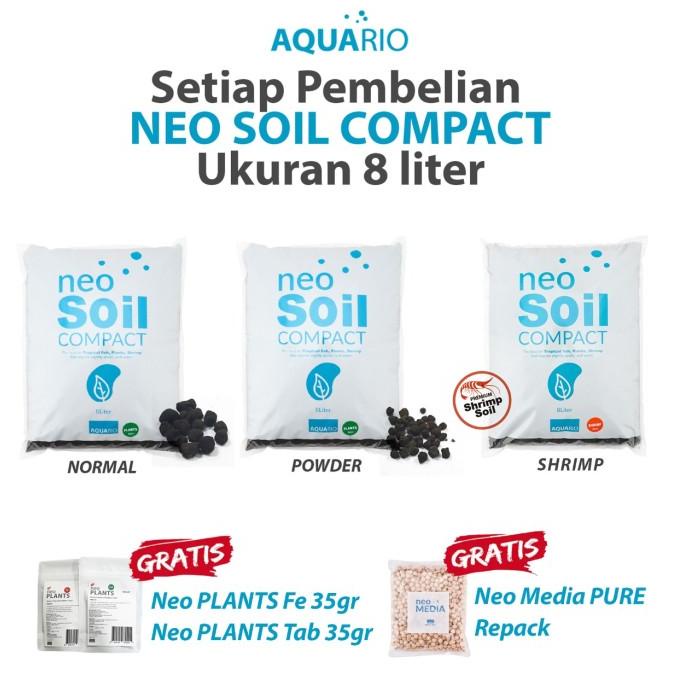 Jual Neo Soil Powder Compact Plants 8L Aquario | Shopee Indonesia