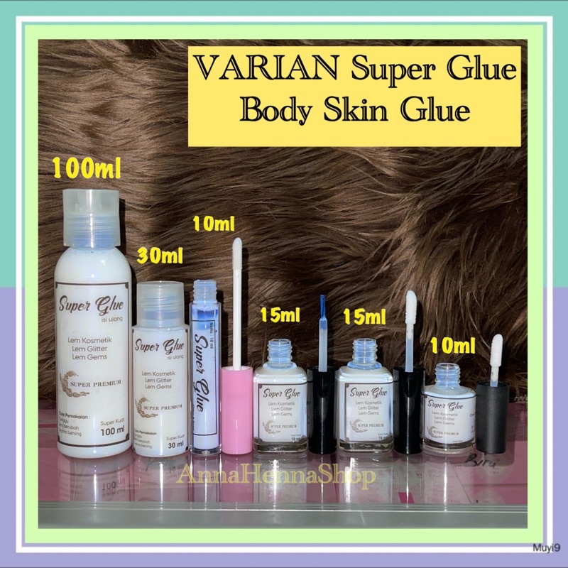 Jual Lem Kulit / Lem aksesoris henna / Lem super glue | Shopee Indonesia