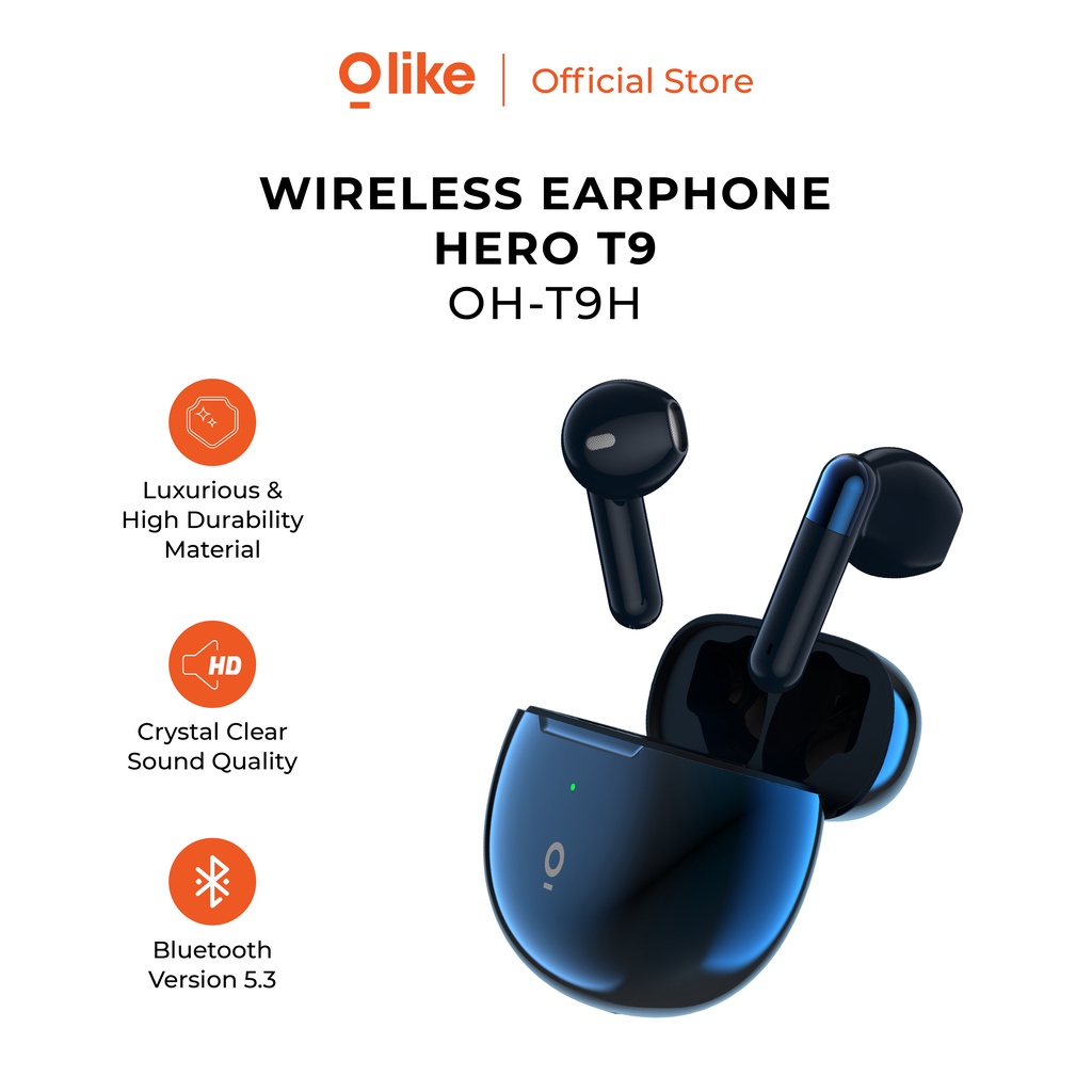 Jual Olike TWS Hero T9 True Wireless Earphone Bluetooth v5.3 Crystal ...